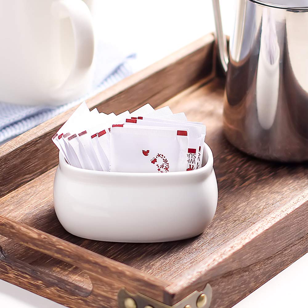 Sugar Pack Holder for Sugar, Coffee, Creamer, Sachet, Ceramic, Hotel ...