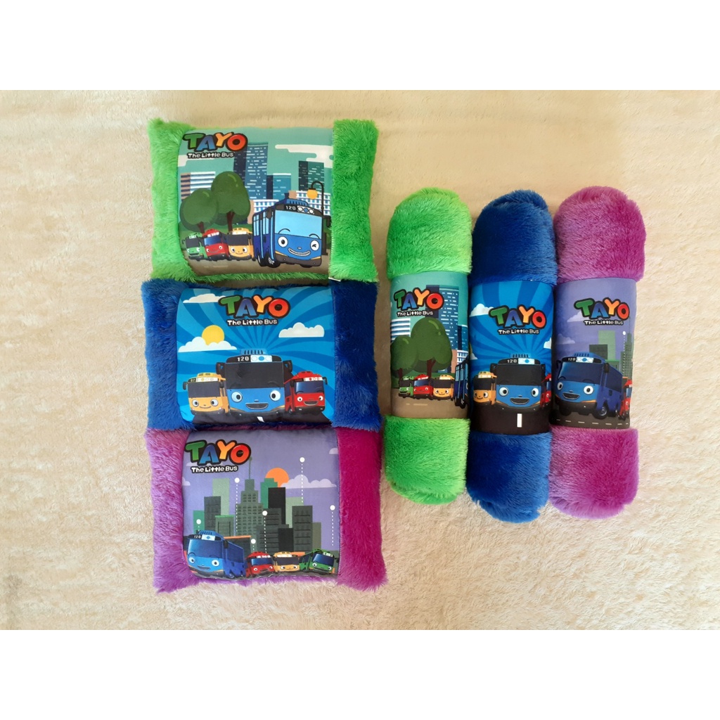 Dreamtoys96 Set Baby Tayo Tayo Tayo Bolster Pillow | Shopee Malaysia