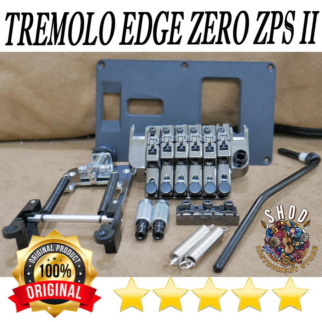 HITAM Tremolo edge zero zps ibanez rg s series original Black | Shopee ...