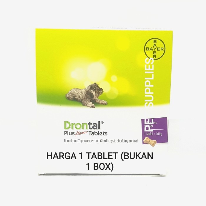 Drontal Plus Flavor Dog Worm Medicine - Tasty Bone Shaped (Bayer ...