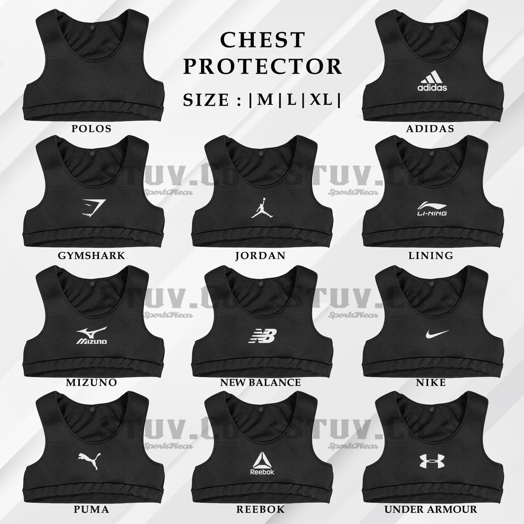 FOOTBALL VEST CHEST PROTECTOR FUTSAL FOOTBALL BASKETBALL CHEST ...
