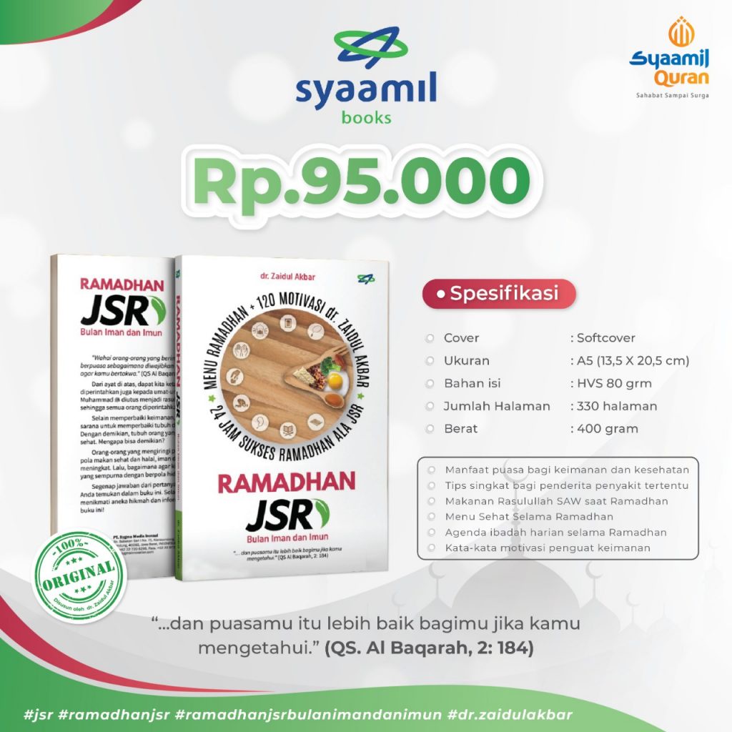 Ramadan JSR Book | 120 MENU | 24 Hours Of RAMADHAN Success ALA JSR | Shopee Malaysia