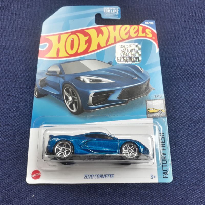 Diecast Hot Wheels HW Factory Fresh 2020 Corvette Blue FS | Shopee Malaysia