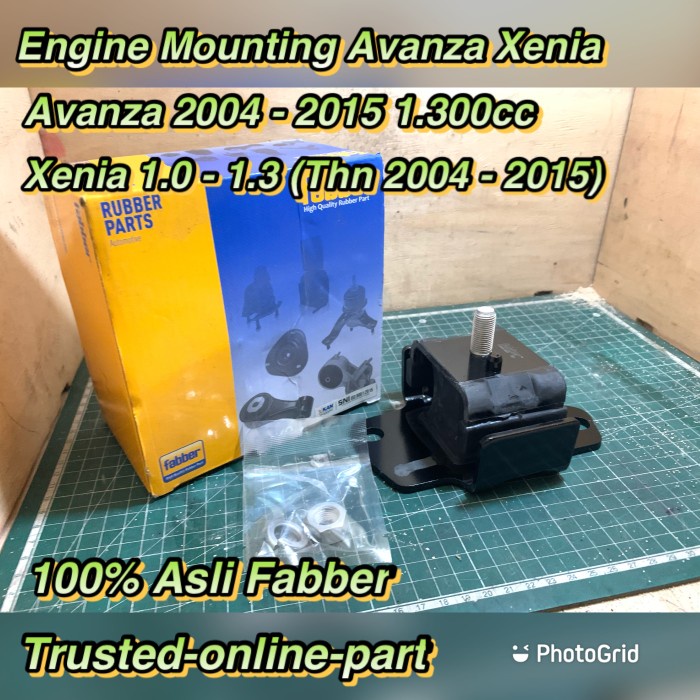 MESIN 100% Original Avanza Xenia Engine Mounting Engine Mount Fabber ...