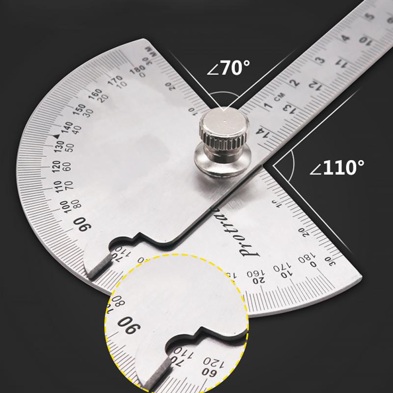 Protractor Ruler Protractor Measuring Ruler 14.5cm 180 Degree - PR180 ...
