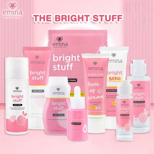 Emina Bright Stuff SERIES | Bright Stuff Series | Shopee Malaysia