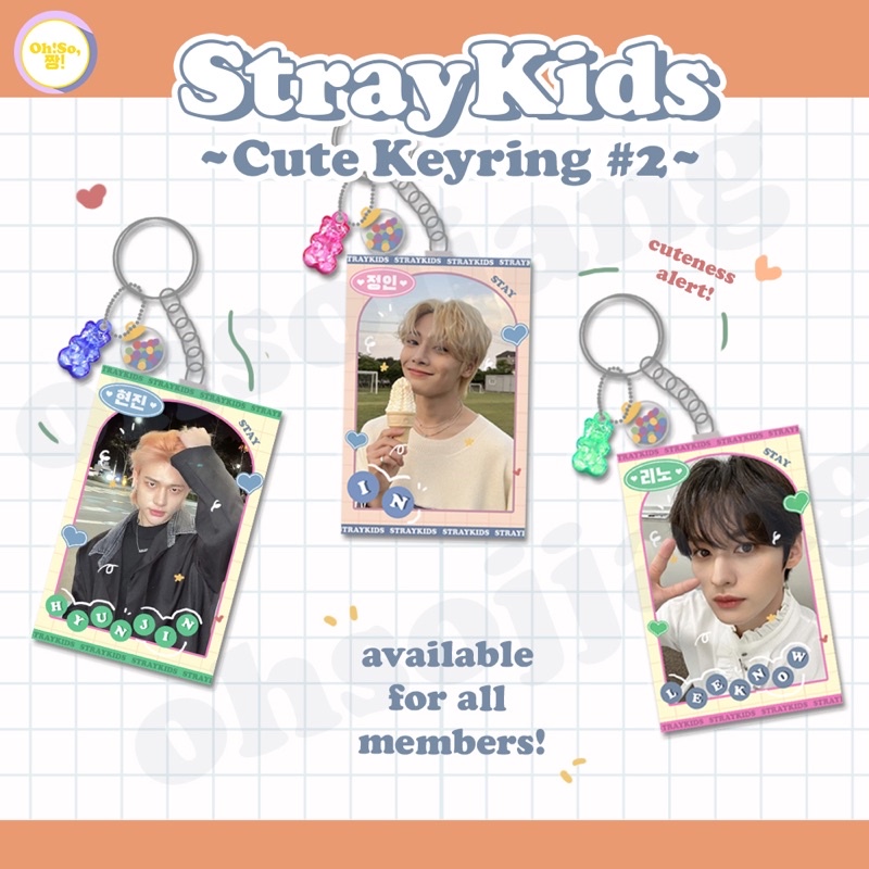 GANTUNGAN Straykids KEYRING CUTE BOYFIE PART 2 KEYCHAIN STAY BOYFRIEND ...