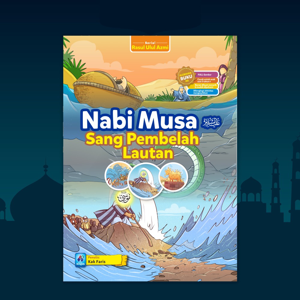 NABI Prophet Musa the Sea Splitting - arafah library | Shopee Malaysia