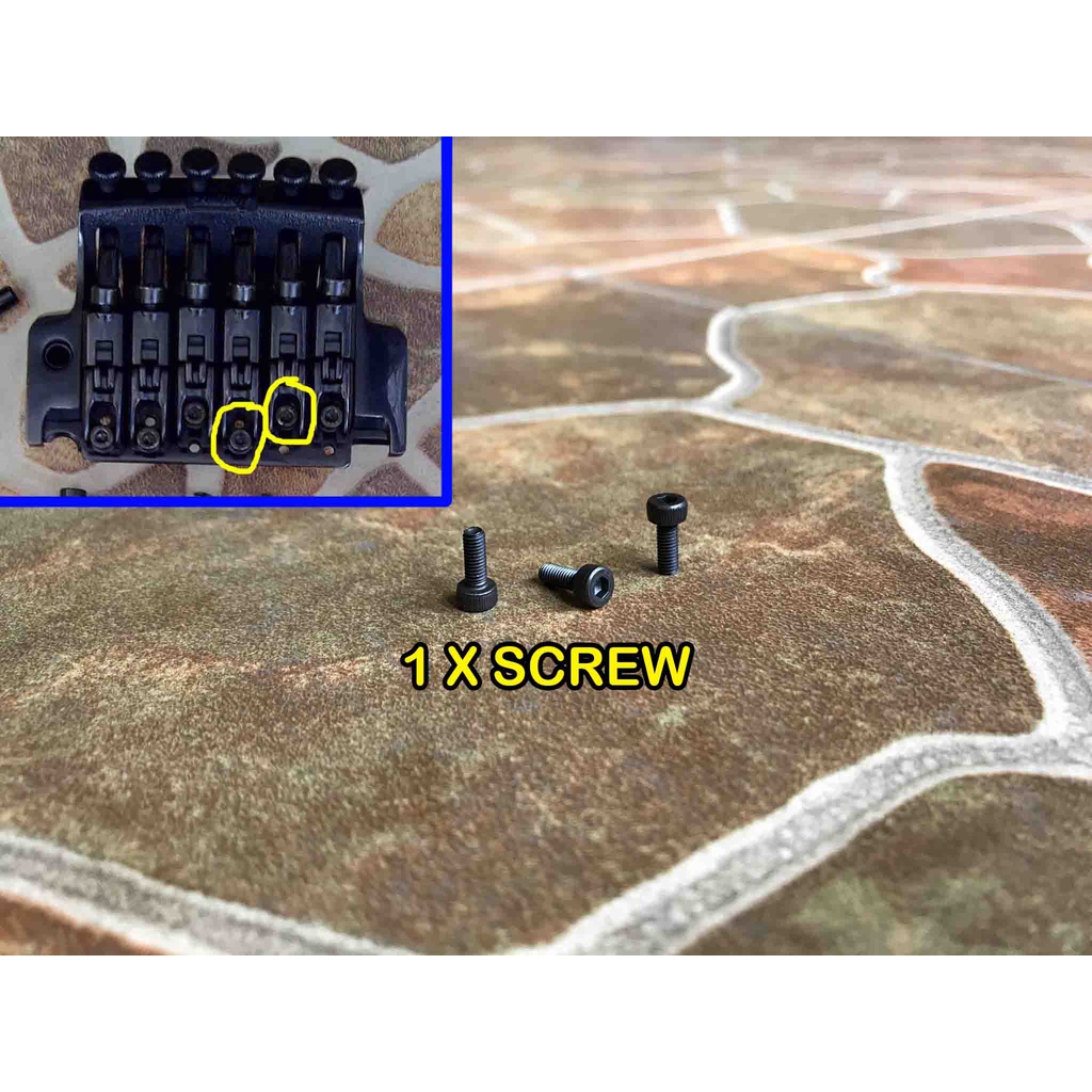 Edge 3 Instruction Lock Screw Saddle Holder Tremolo Screw Bolt Updown ...