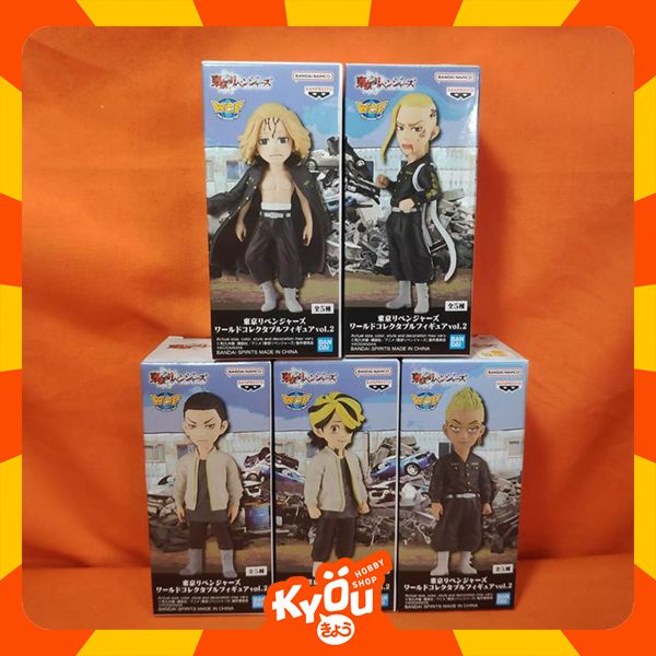 [SET Of 5] WCF World Collectable Figure Sano Manjiro (Mikey), Ryuguji Ken (Draken), Baji Keisuke ...