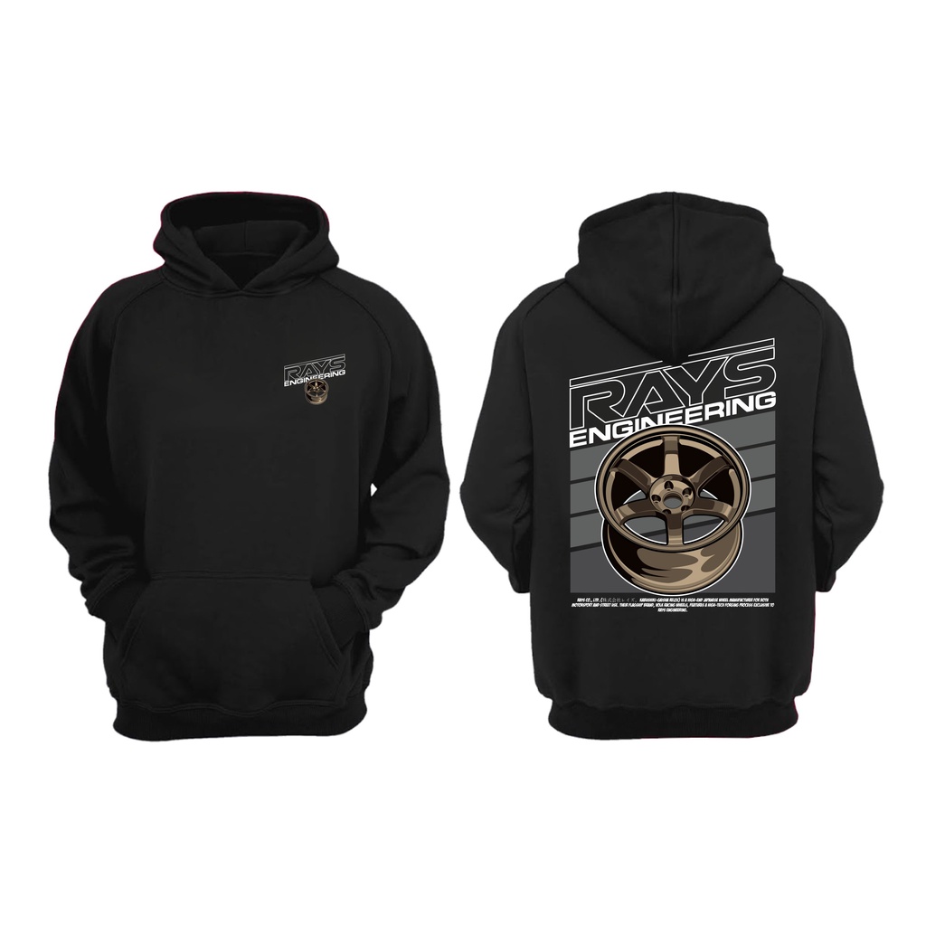 Rays ENGINEERING BIG SIZE JUMBO Automotive HOODIE Jacket | Shopee Malaysia