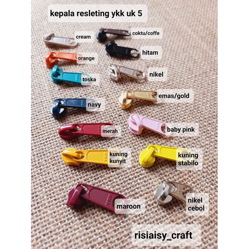 !! Ykk COIL ZIPPER HEAD SIZE 5 (1lsn) | Shopee Malaysia