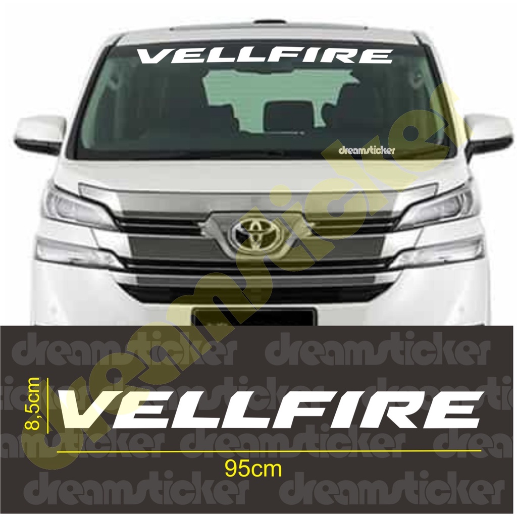 Toyota Vellfire Windshield Car Windshield Sticker Sticker | Shopee Malaysia