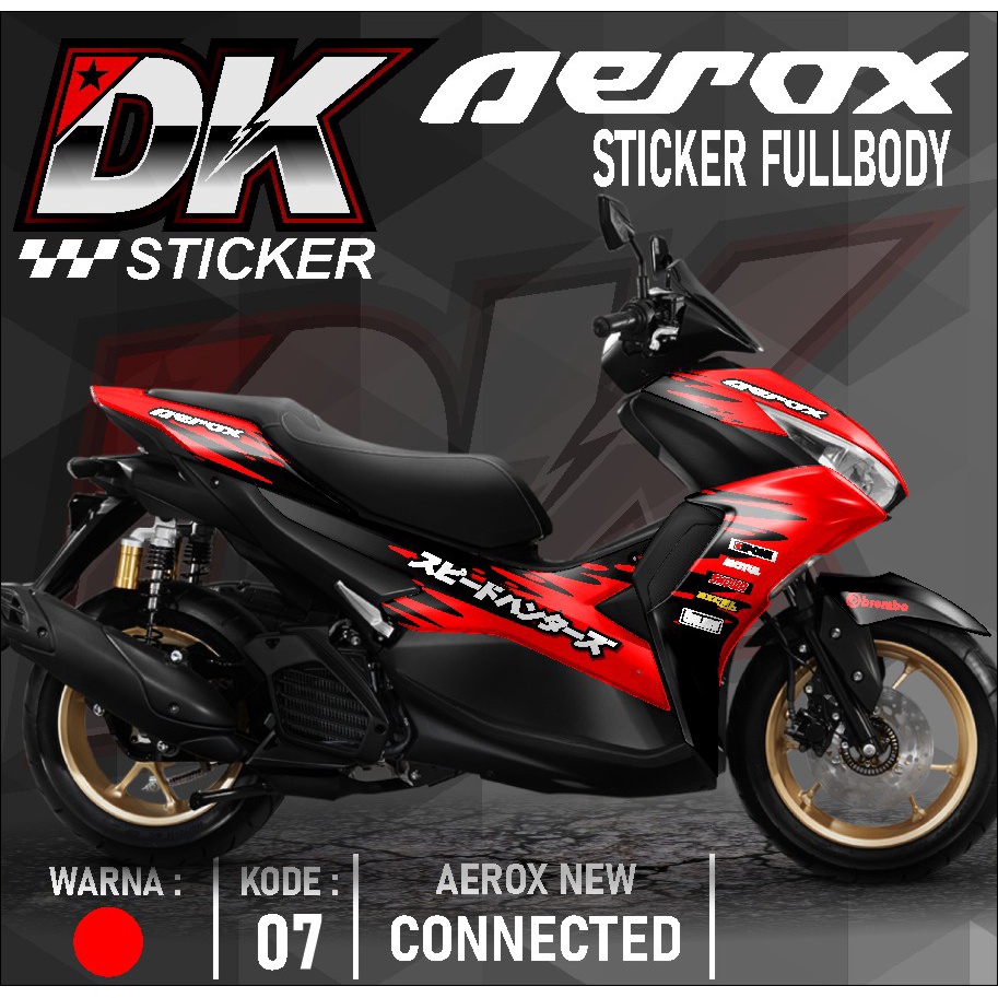 Dk Sticker - Sticker - Sticker Decal Aerox 155 full body NEW connected ...