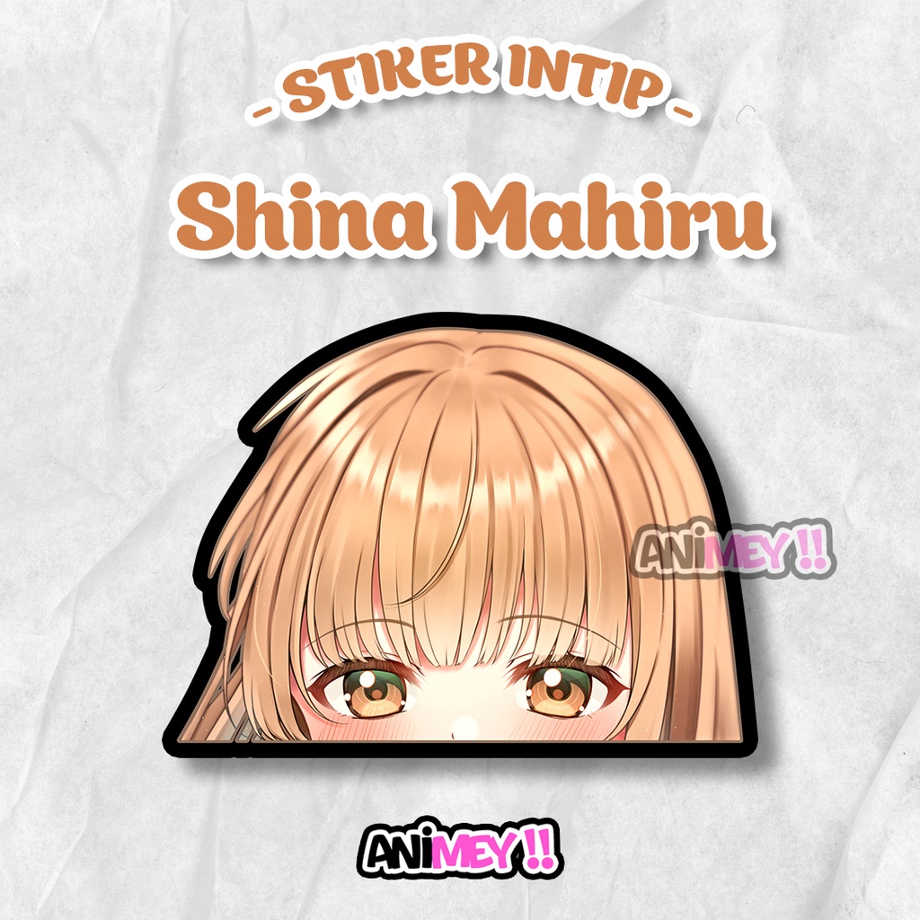 Shiina Mahiru Peek Sticker/Waterproof Anime Sticker | Shopee Malaysia