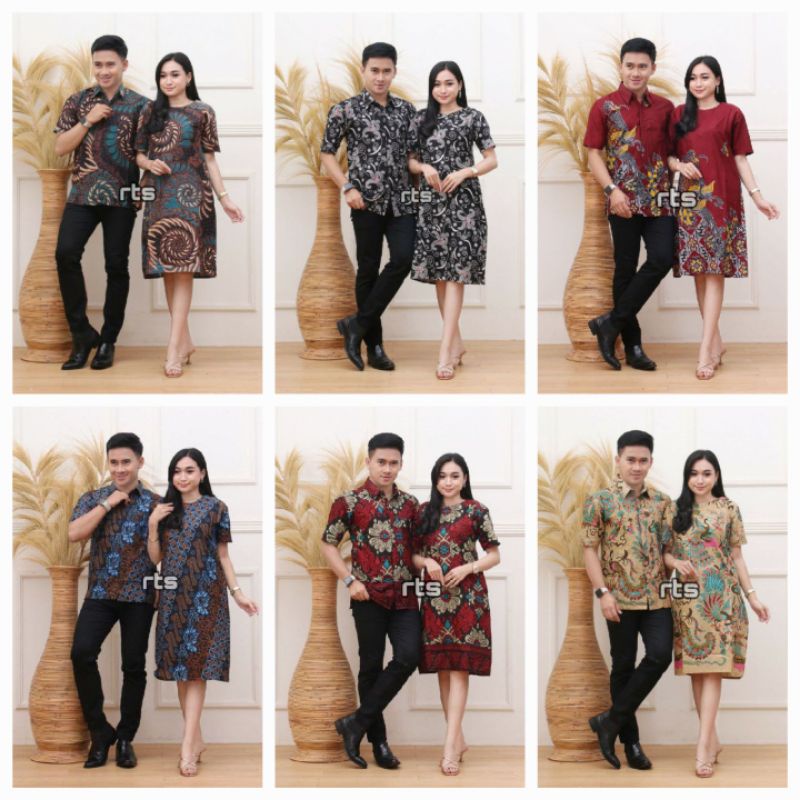 COUPLE BATIK CLOTHES FOR MEN AND WOMEN - COUPLE BATIK DRESS SET FOR MEN ...