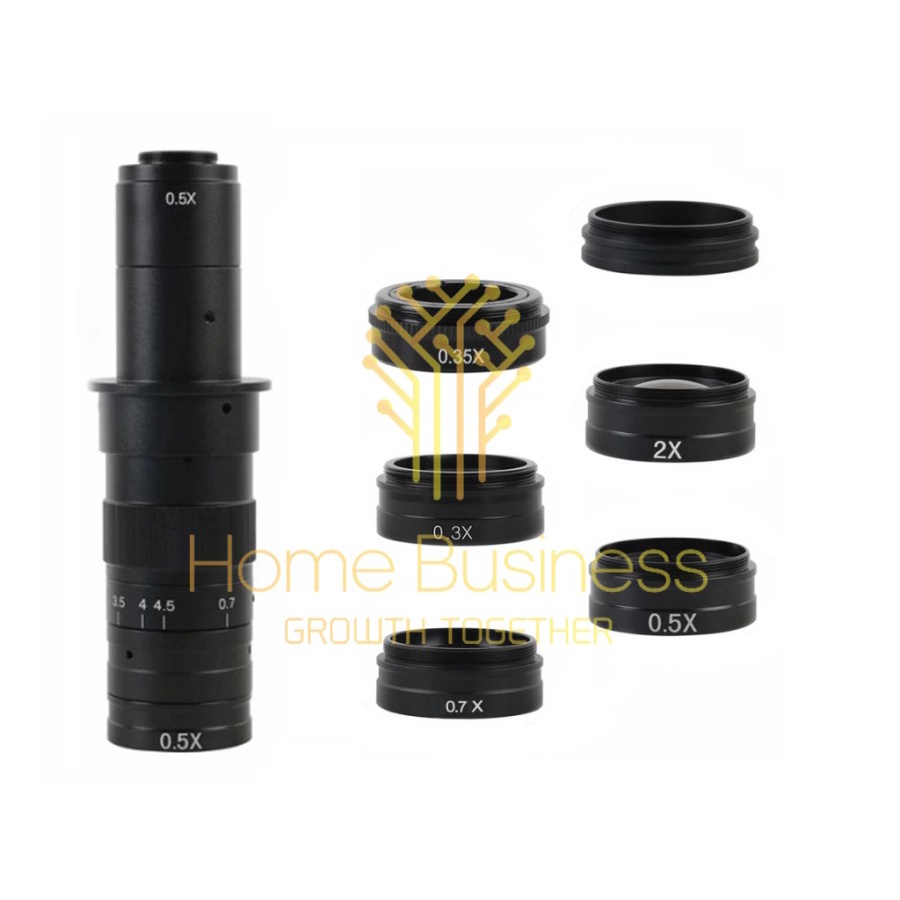Objective Lens Microscope Single Barlow Lens Distance Elevation ...