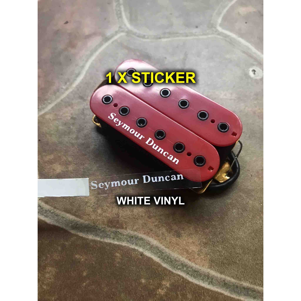 Pickup Sticker with Seymour Duncan Writing For Humbucker Single Soapbar ...