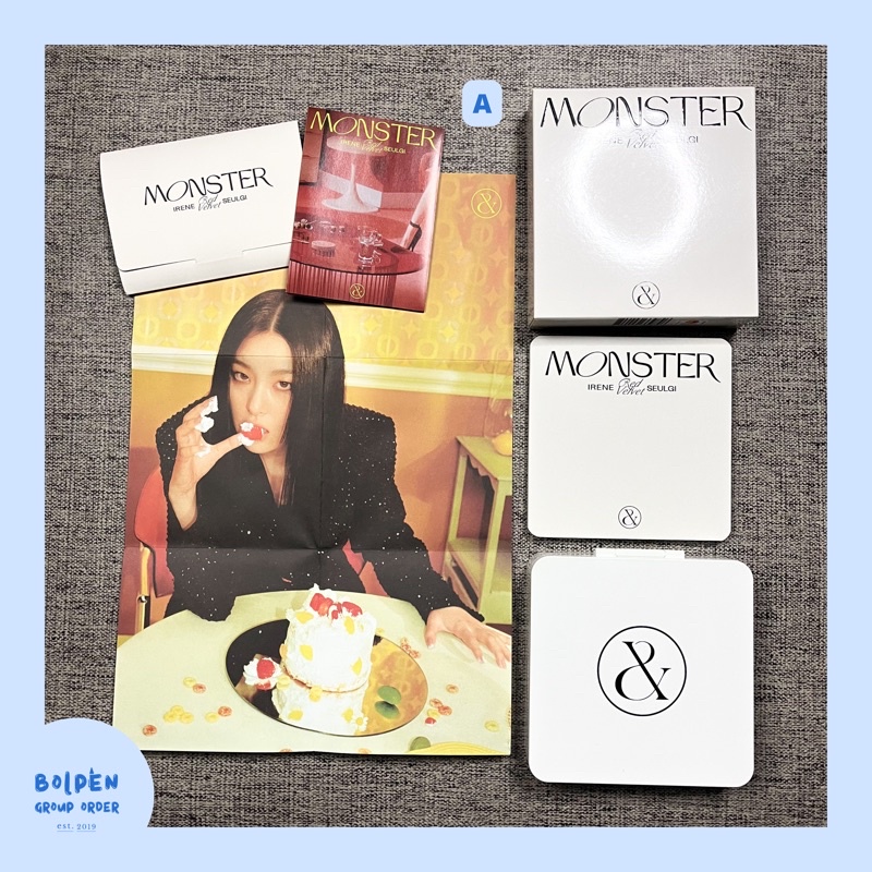 Album Only Red Velvet Irene & Seulgi 1st Mini Album MONSTER Middle Note ...