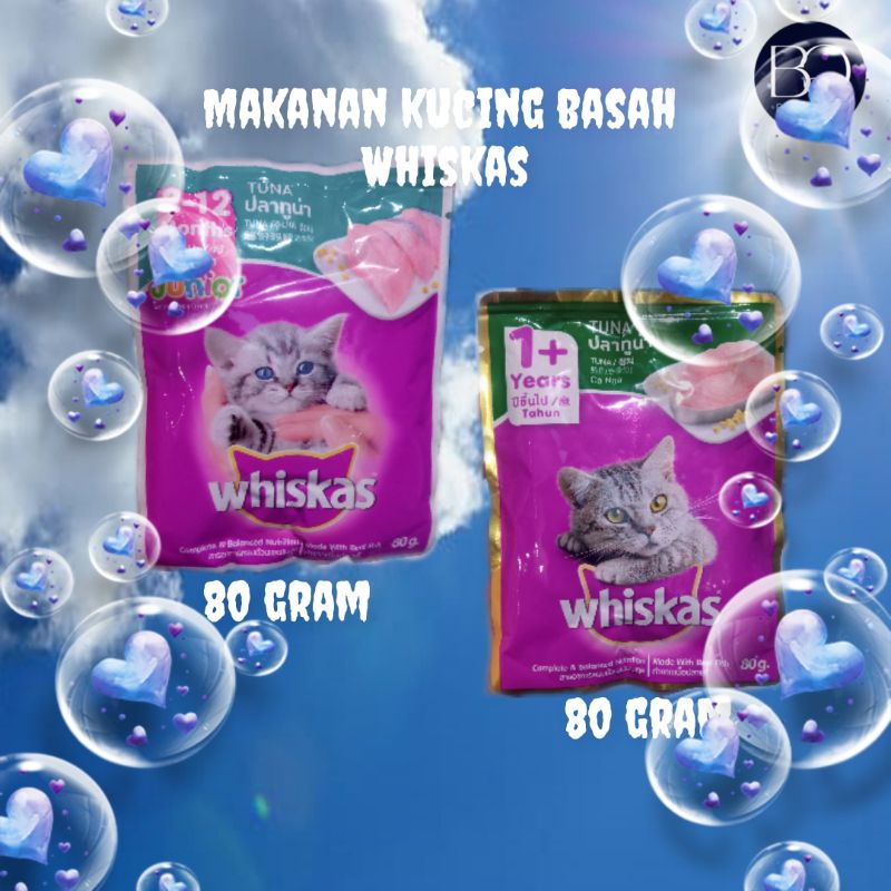 WHISKAS TUNA wet cat food 80 grams | Shopee Malaysia