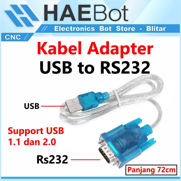 [HAEBOT] USB DB9 Male RS232 Converter PC Serial Port Microcontroller ...