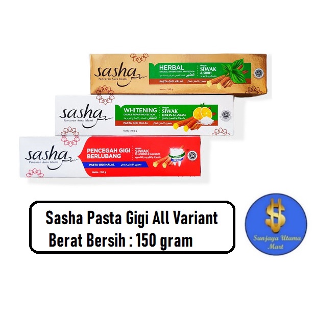Sasha Toothpaste 150g All Variants - Sasha Toothpaste All Variants ...