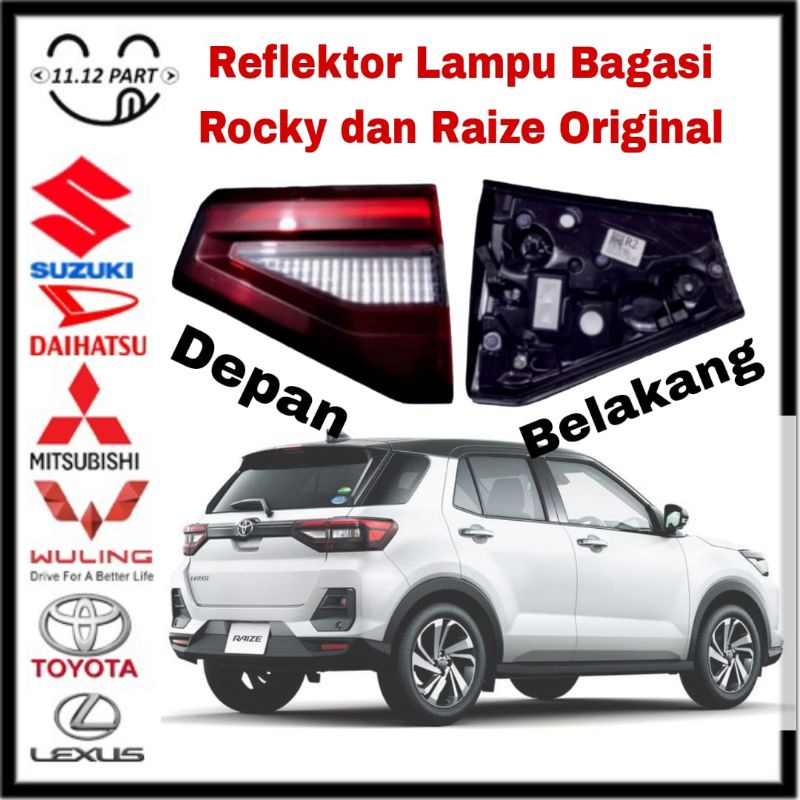 Trunk Light Reflector Rear Door Light for Toyota Raize Daihatsu Rocky ...