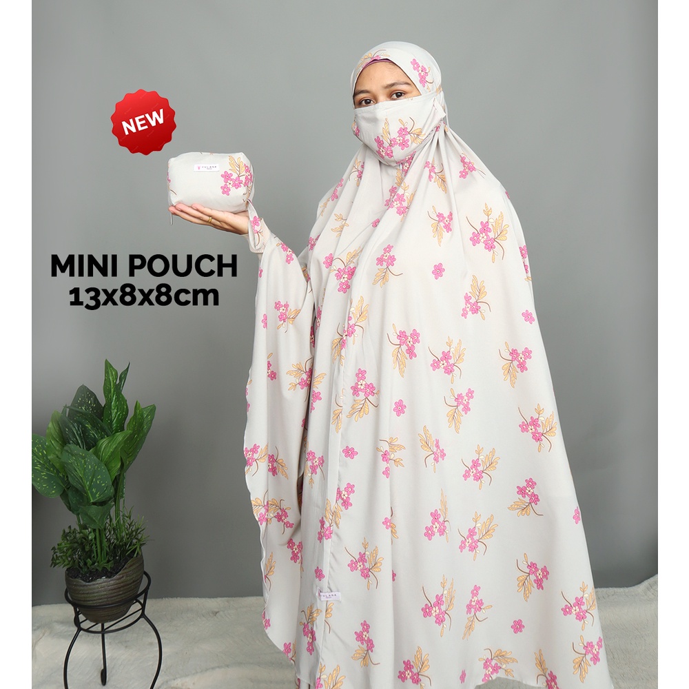 Vulana - Mukena Adult Traveling Shaby Motif Edition - Mini Pouch ...
