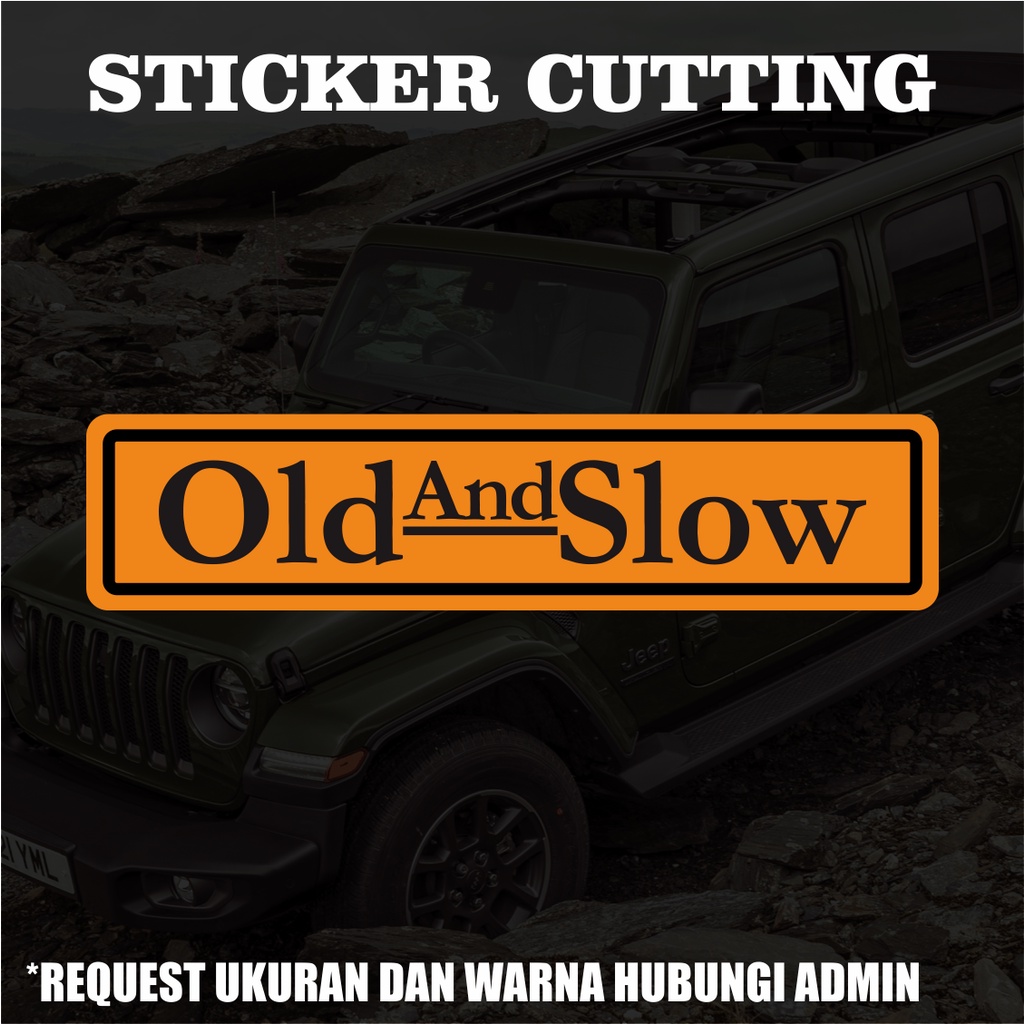 Sticker Cutting Old And Slow/Sticker Cutting | Shopee Malaysia