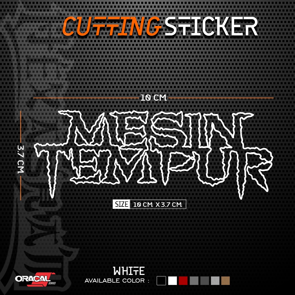 MESIN Cutting Sticker Combat Machine BAND logo | Combat Machine Music ...