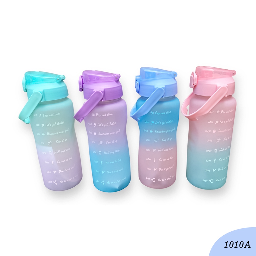 2 Liter Drinking Bottle Code 1010A Viral Drinking Bottle Rainbow Bottle ...