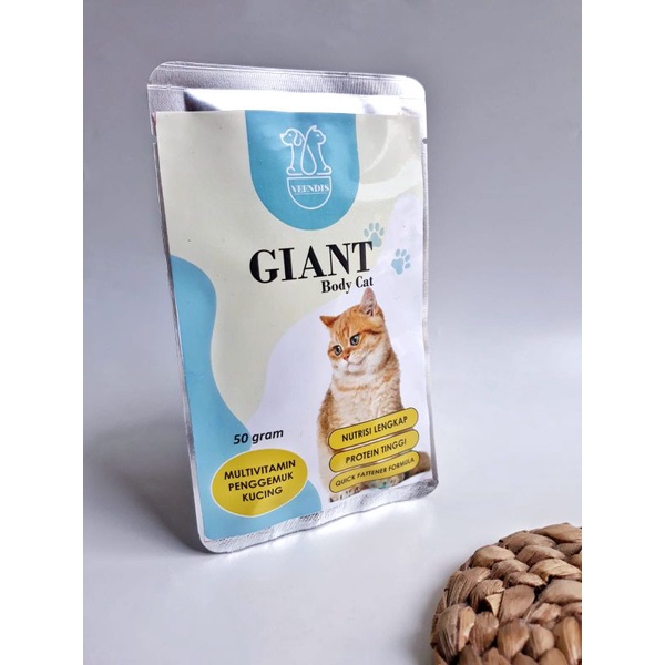 Giant Body Fat Cat 50gr Vitamin Multivitamin Fat Fat Fat Fat Fat Fat ...