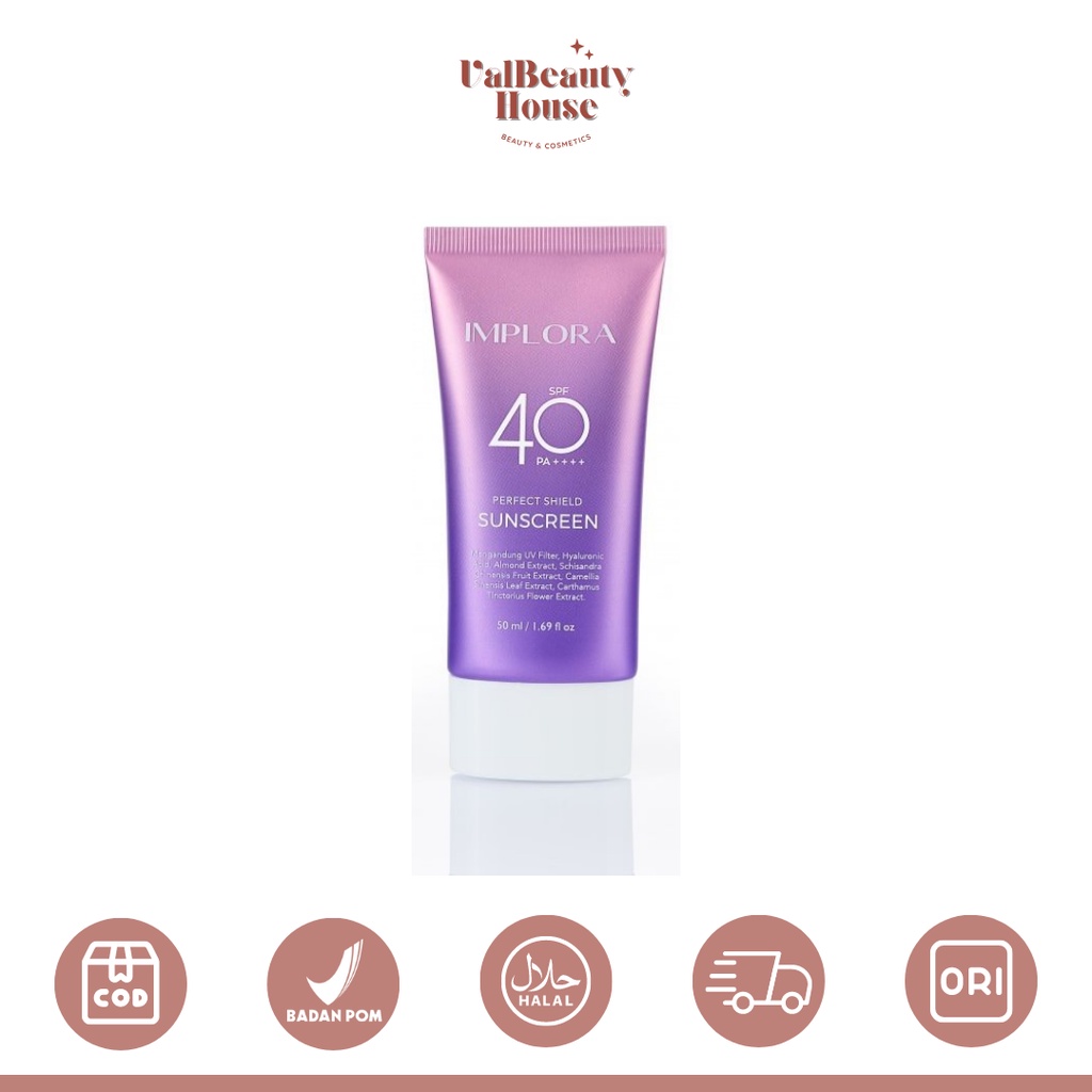 Implora - Perfect Shield Sunscreen - SPF 40 PA+++ - 50ml (ORIGINAL ...