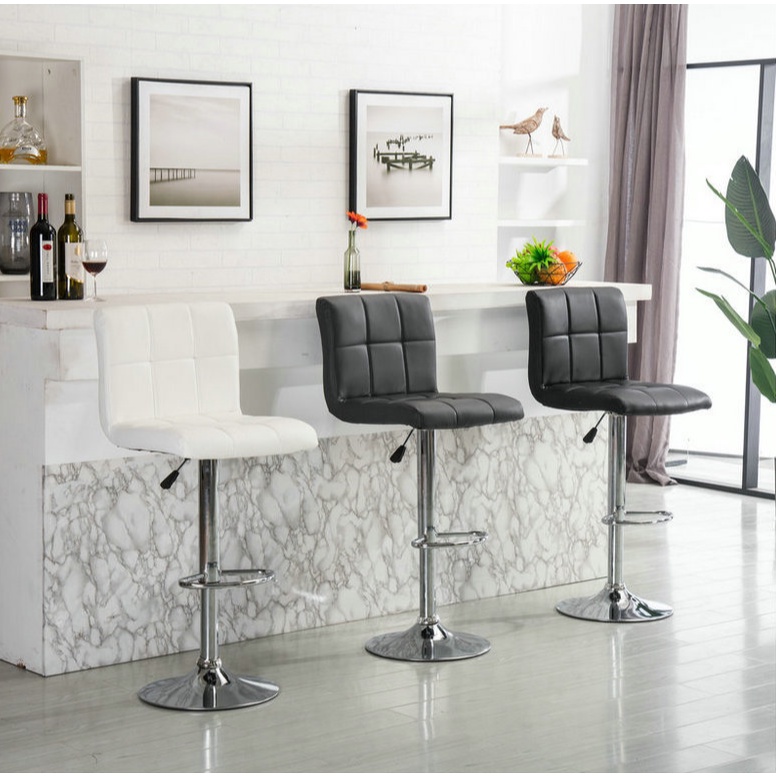 Bar Chairs Cafe KitchenSet Stools with backrests, bar chairs, minibar ...