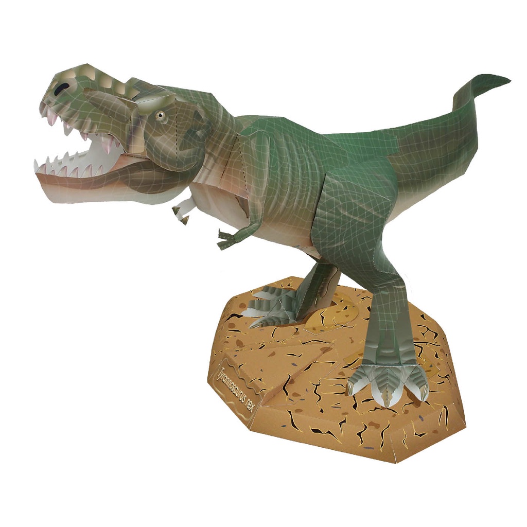 3d Papercraft Tyrannosaurus T-Rex Dinosaur DIY Paper Pattern | Shopee ...