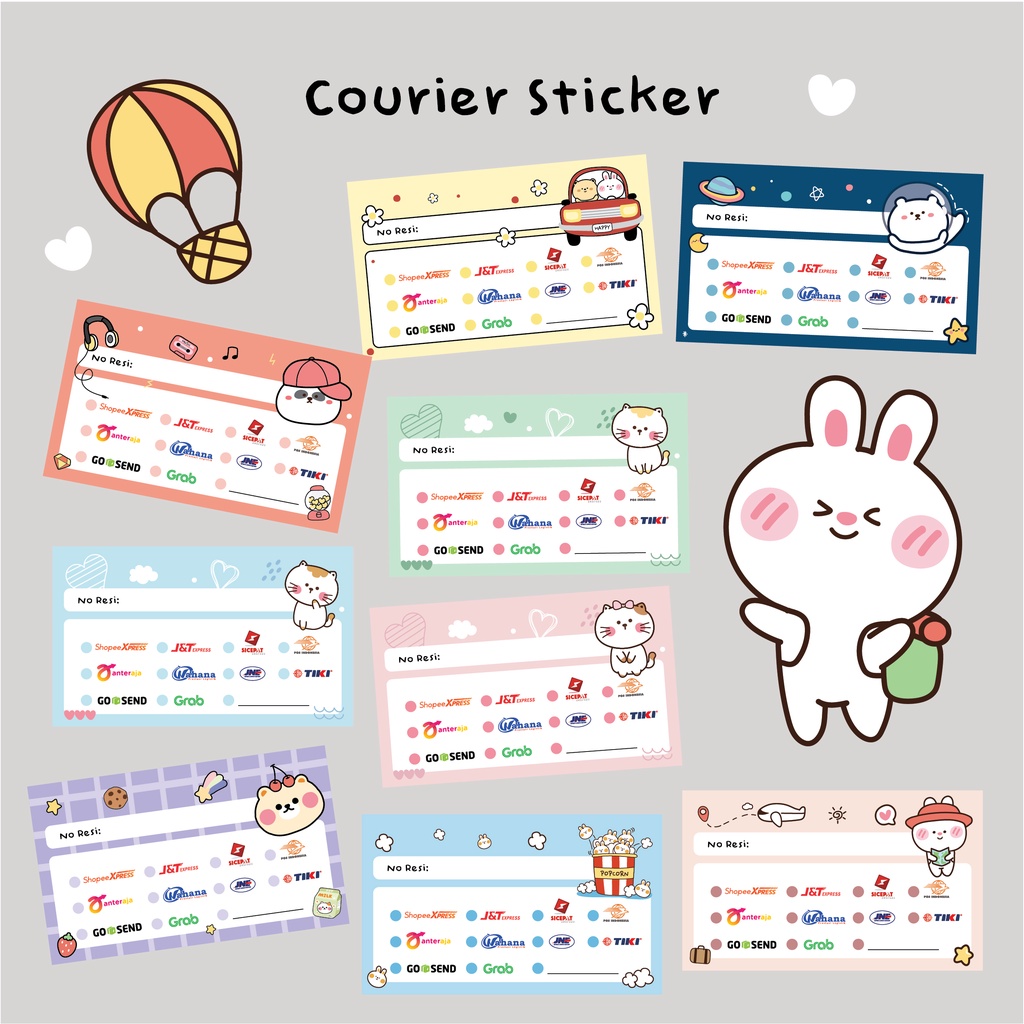 Sticker Shipping Sticker Receipt Aesthetic Sticker Online Cute Sticker ...