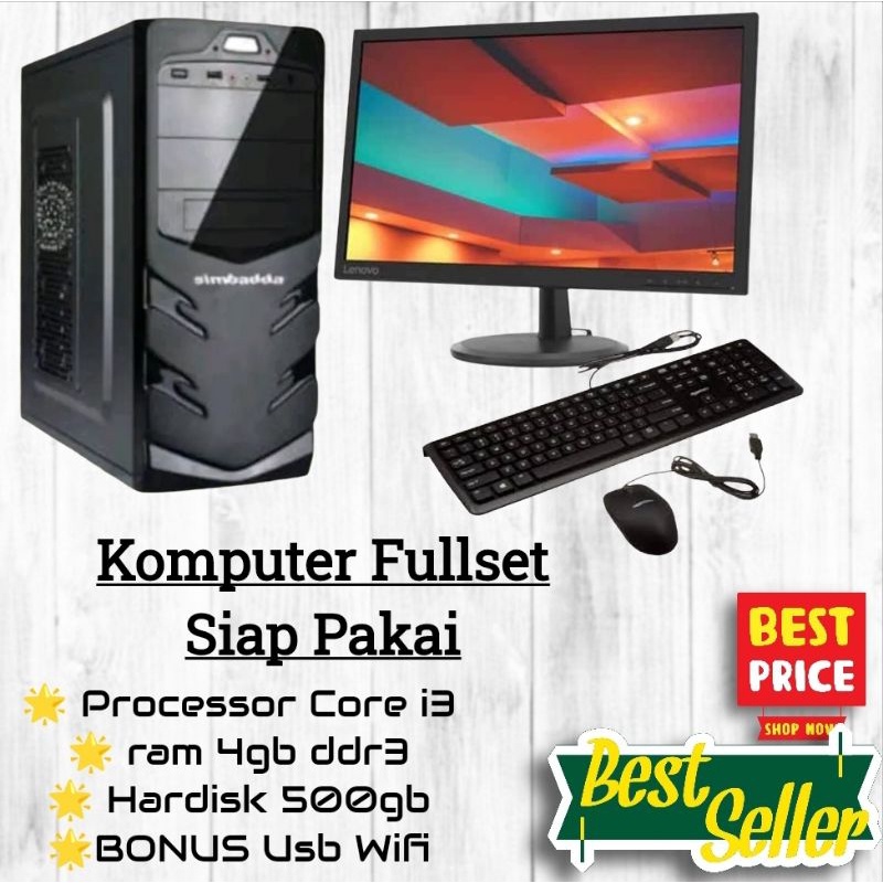 Pc cpu Computer core i5 core i3 core i7 Fullset ready to use | Shopee ...
