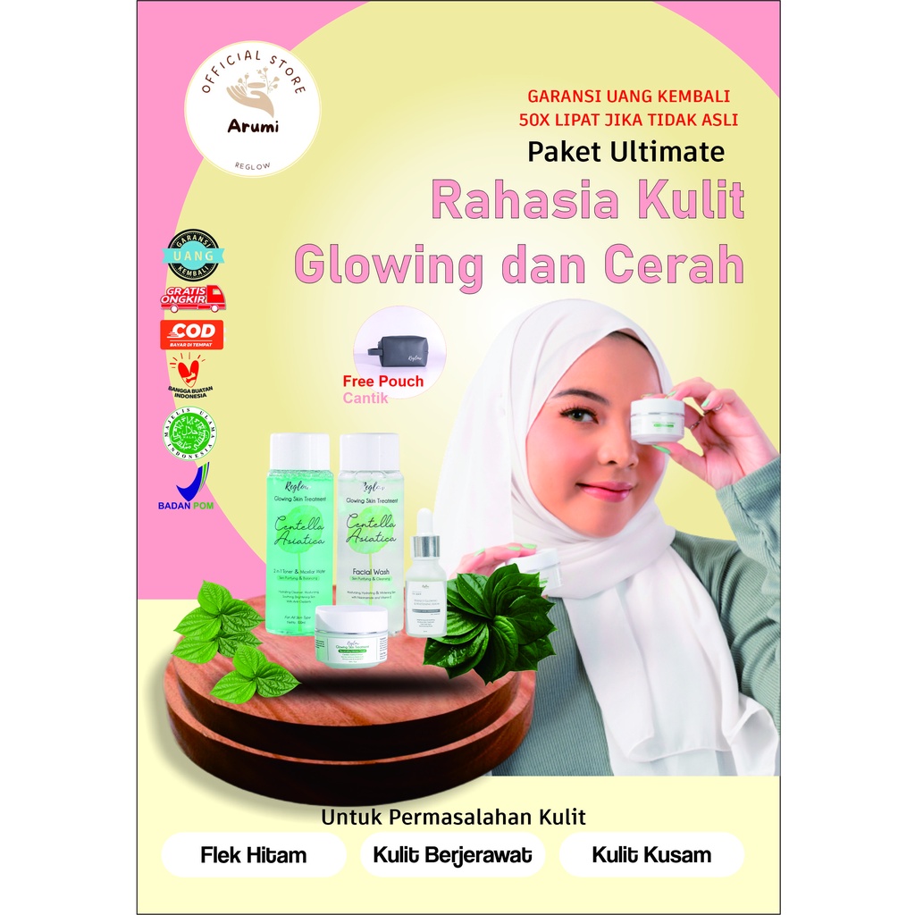 HITAM Reglow Skincare Complete Package With Serum To Treat Black Spots ...