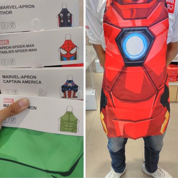 Miniso APRON KITCHEN EQUIPMENT APRON MARVEL COLLECTION SERIES Capt ...