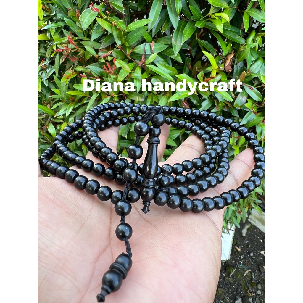 KAYU Tasbih 200 Grains Moringa Wood 6mm / Moringa Dig Wood Tasbe 200 ...