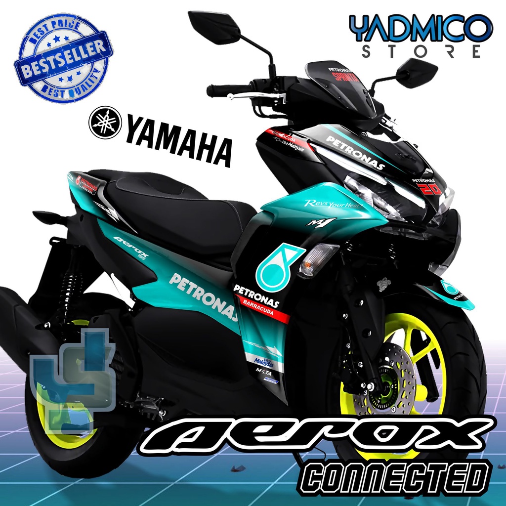 Aerox 155 Connected Full Body Decal - Aerox 155 Connected Full Body ...