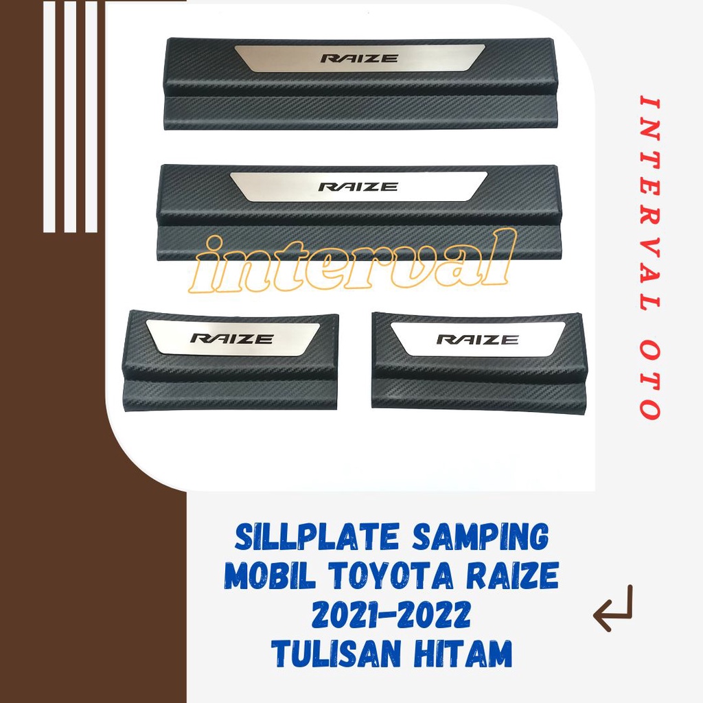 Toyota Raize 2021-2022 Car Side Sillplate Sill Plate | Shopee Malaysia