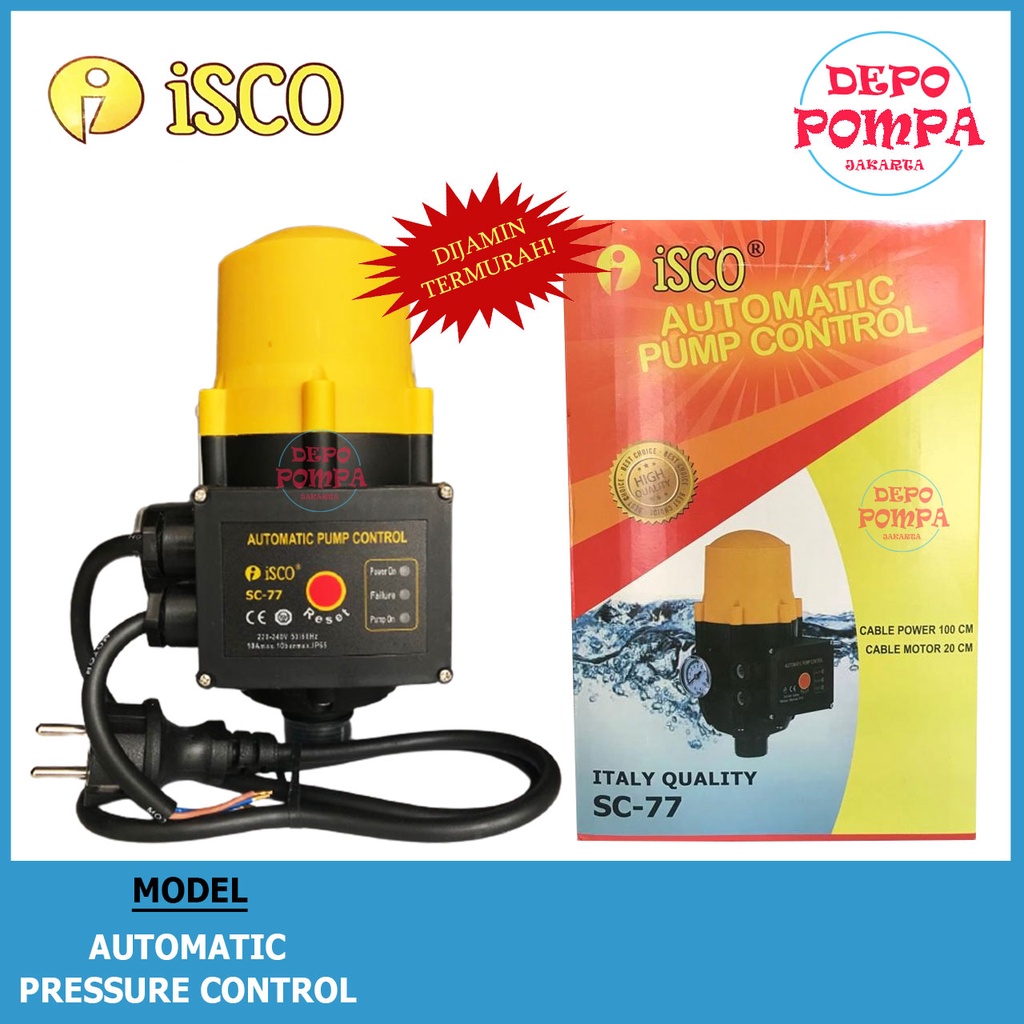 Pressure Control ISCO / PC 2 / Automatic Water Pump | Shopee Malaysia