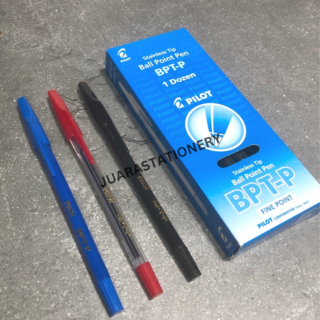 HITAM MERAH Pilot Pen BPT-P Black Blue Red [ UNIT ] / ORIGINAL pilot ...