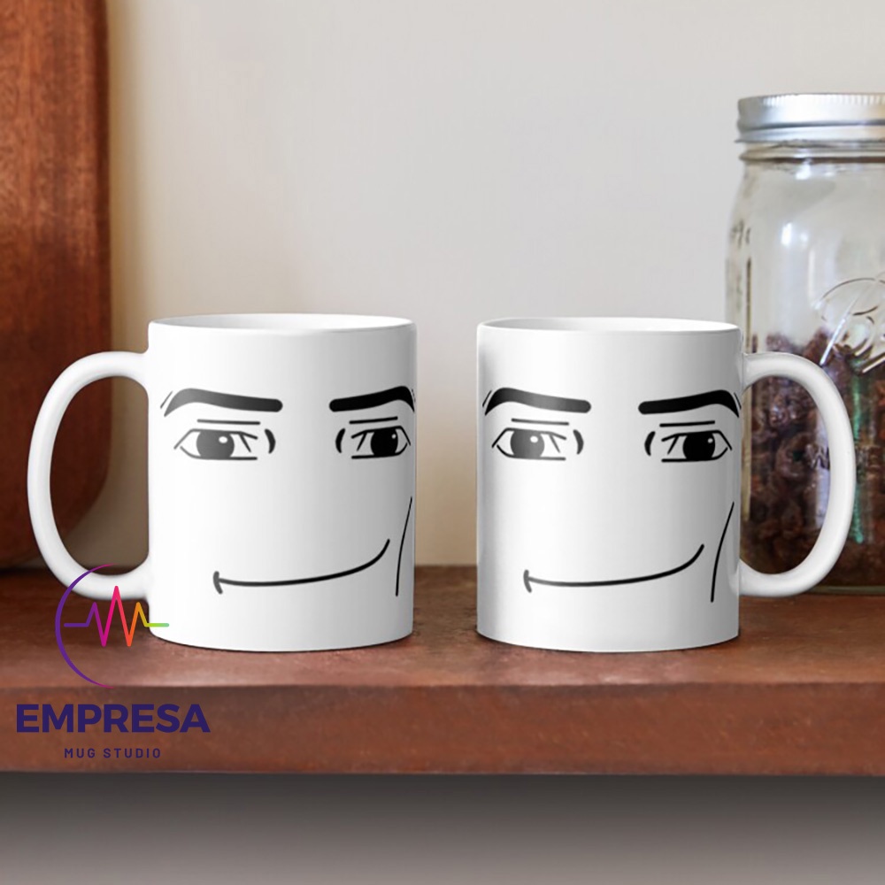 Funny Roblox Man Face 2 Sided Printing Ceramic Coffee Tea Gift Mug ...