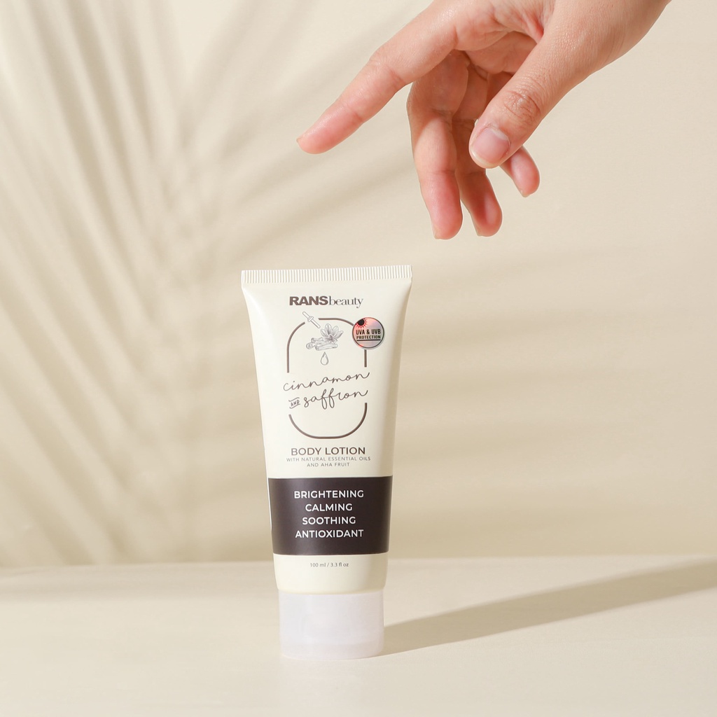 Travel Size Rans Beauty Body Lotion - Cinnamon & Saffron (Tube ...