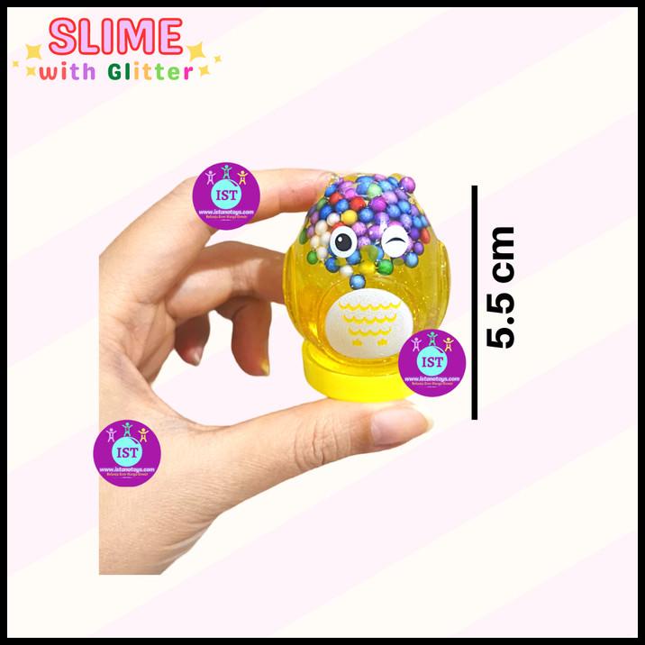 Crystal Slime Toys Clear Owl Boba Shape | Shopee Malaysia