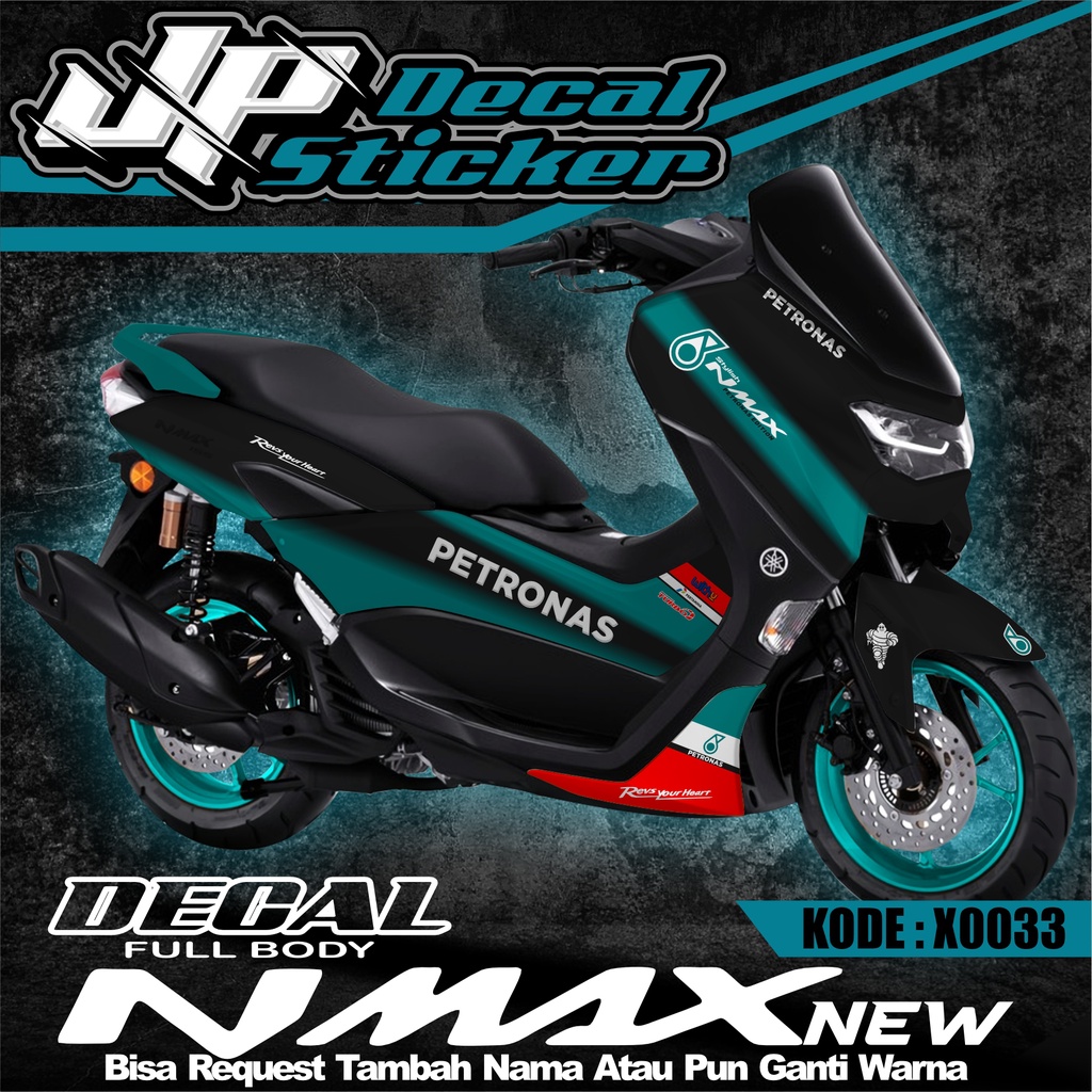 Decal YAMAHA NMAX NEW Variation PETRONAS EDITION Already Laminated ...