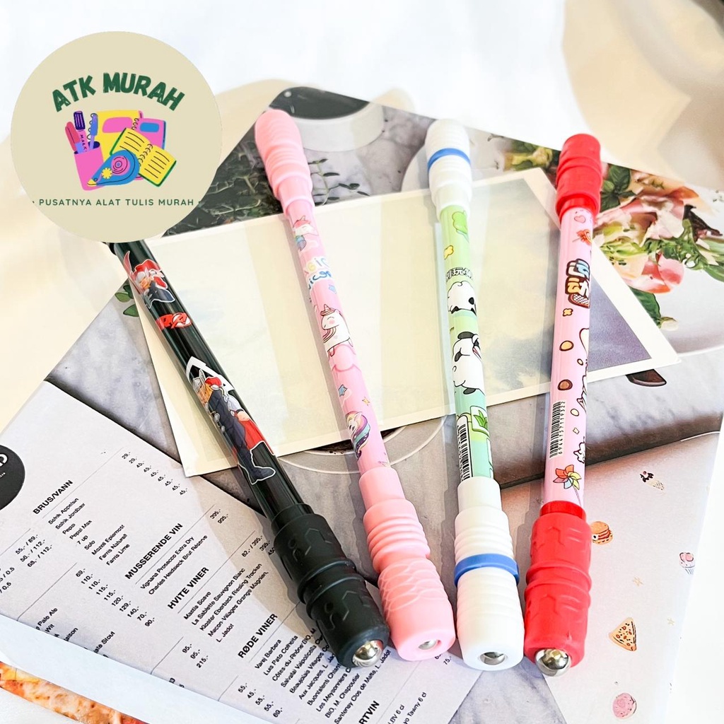 Pen Stick Swivel magnet pen Creative pen spinner stationery Office ...