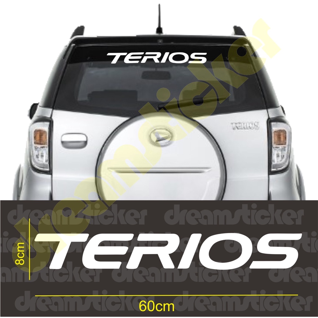 Daihatsu Terios Rear Glass Car Sticker Sticker | Shopee Malaysia